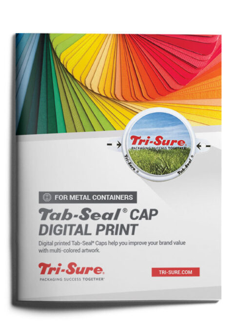 Digital Printed Tab-Seal® Caps - Tri-Sure