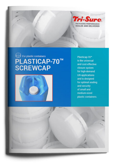 Plasticap-70™ Screwcap for Plastic Containers - Tri-Sure
